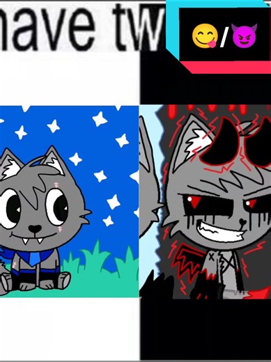 HTF Cody's Good side and evil side. @Xebas_LordXeba_HTFAMNESIA #happytreefriends @Giggleshtf @Mha #1❤️🧡💛💚