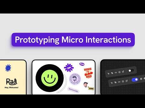 Making Micro Interactions is so fun | ADVANCED FIGMA PROTOTYPING & UI DESIGN TACTICS