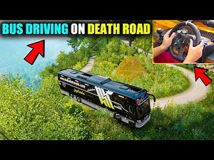 Driving My New Bus On Most Dangerous Death Indian Roads With Logitech G29