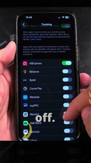 How to Turn ON App Tracking on iPhone Part 2