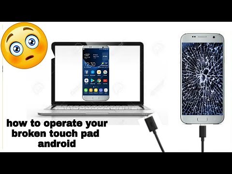 #brokenscreen how to operate broken screen smartphone using pc||touch pad damaged solution