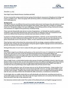 Standardized test results yield nothing new