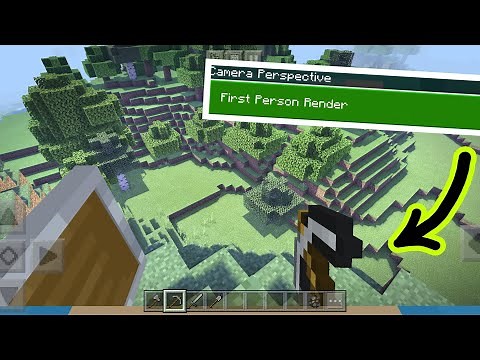 MCPE 1.16+ First Person Render Mod + Shader & Player Animation!