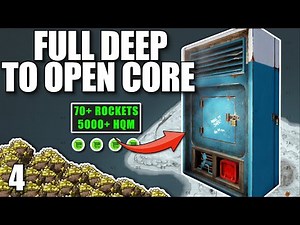 HOW I WENT DEEP AND STOLE 70+ ROCKETS FROM A CLANS VENDING MACHINES | Solo Rust
