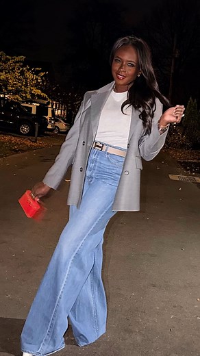 12 comments | Watch me curate my outfit from closet staples! Basic tee + wide leg denim + accent belt + a sharp blazer + a pop-of-color moment! Save this formula, it will never fail you!  #StyleInspo #OutfitReels #FashionReels #WideLegDenim #BlazerOutfits #EffortlessChic #EverydayStyle #MinimalStyleGuide #ChicLooks #FashionCreators | Lash 203 | Facebook