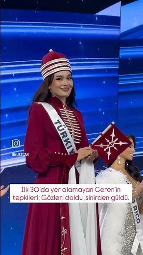 En sonda bravo diye alkışlaması.. #missuniverse #türkiye #shorts