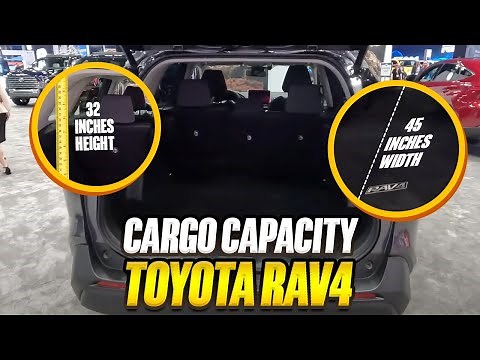 2023 Toyota RAV4 - True Cargo Capacity Given In Inches