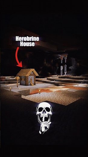 Minecraft Herobrine House Seed Moment