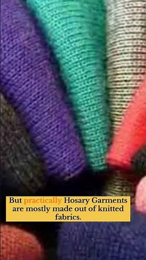 What Is Hosiery Fabric? #HosieryFabric #Textiles #Fashion #Comfort #Style