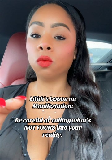 Replying to @Joy Von Alchemist Calling in what isn’t yours can destroy you. #lilith #lapetitemort #divineladymagic #richredwitchtings #selfmastery #manifestation