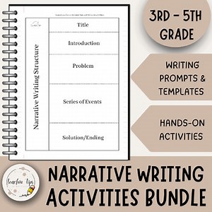 Narrative Writing Activities BUNDLE | Organizers, Templates & Prompts | No Prep