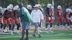 669K views · 7.6K reactions | Mark Richt's first practice at The U: "HIGH TEMPO" | Miami Hurricanes Football | Facebook