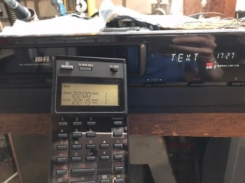 VCR With built in teletext decoder