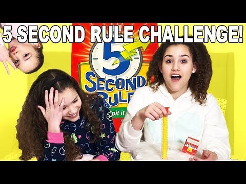 5 SECOND RULE CHALLENGE!! (Haschak Sisters)