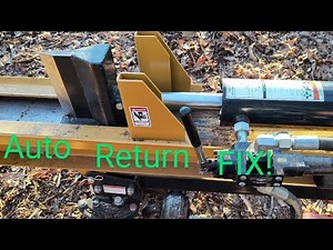 Fix the auto return function on your log splitter! Easy!