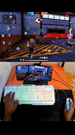 Free Fire keyboard mouse ⌨️ 🖱 📲 gameplay #shorts #ggmousepro2 #viralvideo #trending