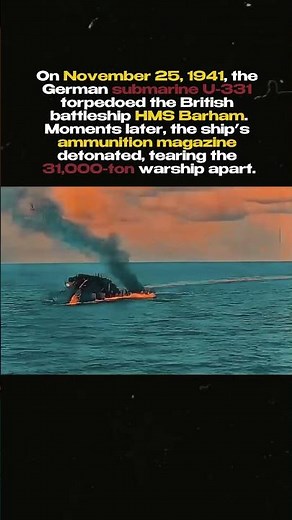 The Explosion That Destroyed a Battleship in Seconds #history #worldwar2