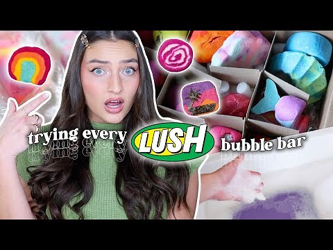 Testing Every Single LUSH Bubble Bar