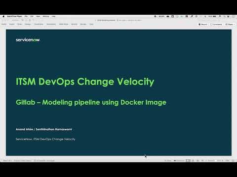 DevOps Change Velocity: Gitlab Modeling Pipeline