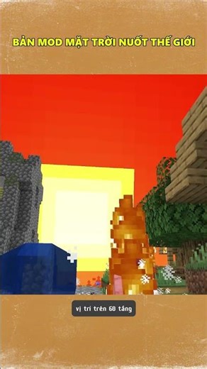 Bản mod mặt trời nuốt thế giới #minecraft #mcpe #animination
