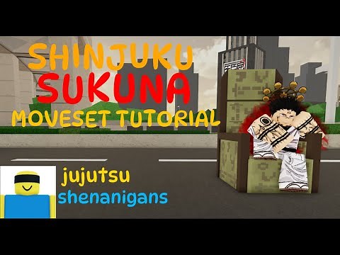 Custom SHINJUKU SUKUNA Moveset TUTORIAL in JJS!