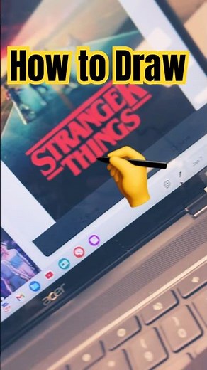 How to Draw Stranger Things LOGO - Easy step by step tutorial #drawing #art #strangerthings