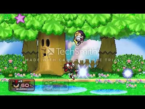 SSF2 Mods: Shadow (Over Tails) vs Wario