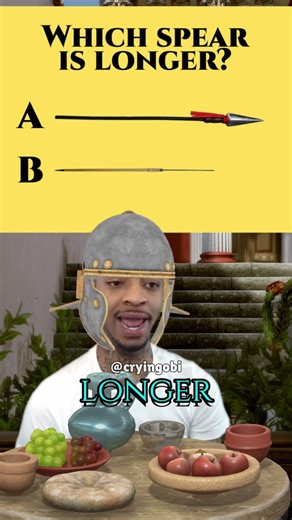 Flightreacts which spear is longer (roman empire meme)