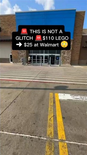 Lego space rings up for only $25 at Walmart 🧱🔥.People think this is fake… until they scan it 😮‍💨