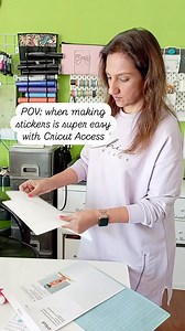 How to Make Stickers Using Cricut’s Print Then Cut Feature Creating your own stickers with Cricut’s Print Then Cut feature is super easy and fun! 🎨✨ Here’s how you can do it: 1️⃣ Design Your Stickers – Open Cricut Design Space and upload your designs or create new ones. Make sure each design has a white offset for a clean cut! 2️⃣ Flatten for Printing – Select all elements of your design and click “Flatten” to turn it into a printable image. 3️⃣ Print on Sticker Paper – Load printable sticker p