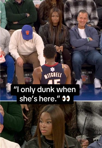 Donovan Mitchell Shows Off for Coco Jones