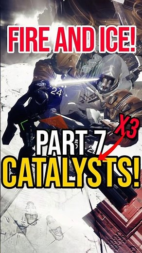 ⚔️ Fire and Ice Lightsaber ALL Catalyst Guide Part 7👍 Destiny 2 Renegades! 4k HDR