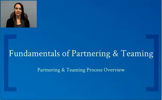 BD-G (Federal) - Partnering Teaming Process Overview - vTech Solution Inc