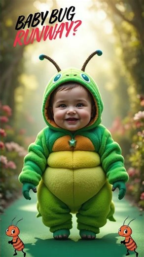 Insect Baby Runway Show 🐝🐞🦋 | Cutest Couture Ever! | Cute Baby Couture