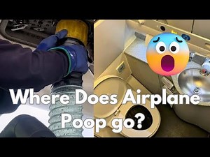 How Airplanes Get Rid of Poop ✈️ | How airplanes drain poop