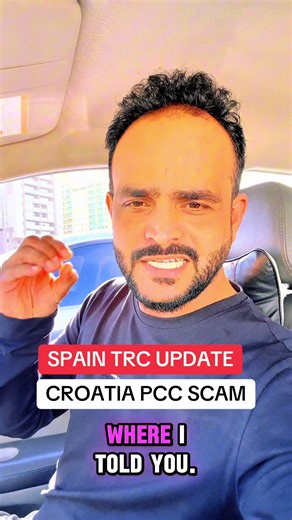 🇪🇸 Spain TRC Update – Important Warning About Croatia PCC ⚠️ Important Information for Those Who Entered Spain Through Croatia Visa Recently, Spain TRC (Tarjeta de Residencia) process mein ek important requirement highlight ho raha hai: If you entered Spain using a Croatia visa, authorities may ask for a Croatia Police Clearance Certificate (PCC) during your TRC process. 🚨 But be careful… Nowadays, fake Croatia PCC documents are being sold in the market for €200–€300. Using fake or manipulate