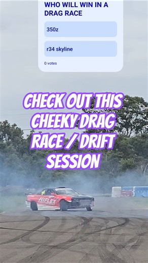 #driftdragrace #dragrace #driftrace #drifttesting #350z #r34 #r34skyline #driftr34 #350zv8 #fypシ