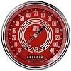 Classic Instruments V8RS56SLC: V8 Red Steelie Series Speedometer 4-5/8" Electrical - JEGS