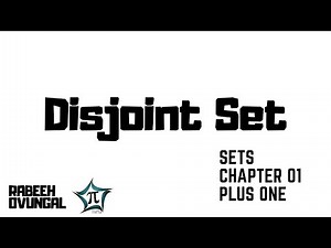 Disjoint Set