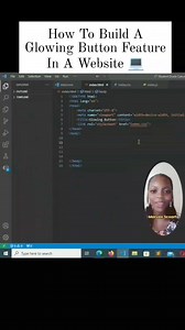 How To Build A Glowing Button Feature In A Website 💻💻💻 #learntocode #developer #everyone #techtips #jadexartsacademy #project #glowing | Jadexarts Academy