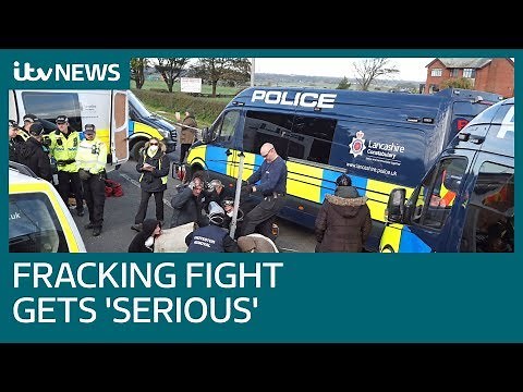 Fracking fight in Lancashire gets 'serious' | ITV News