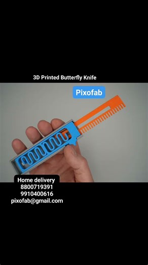 3D Printed OTF Knife | Safe Balisong Fidget Toy Demonstration #viral #trending #newitem