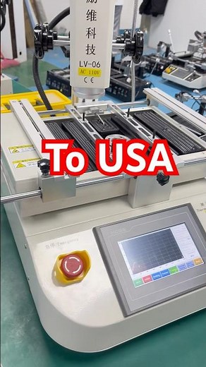 This is the bga rework station we use to repair motherboard machine ecu repair machine