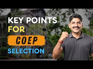 Key Points For COEP Selection | Sahyadri Tutorials | Mahesh Sir #hsc2026 #mhtcet2026 #coep