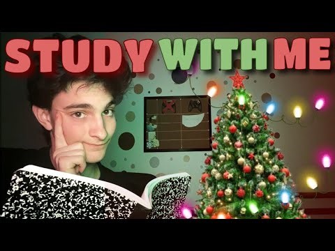 🔴STUDY WITH ME | Christmas Eve Study Session!