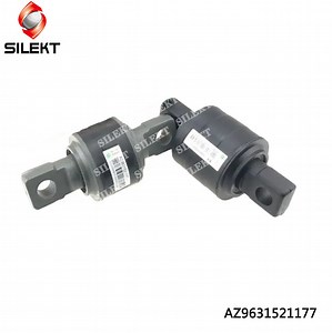 [Hot Item] Bushing Torque Rod Wd615 Az9631521177 Thrust Rod Ball Joint Torsion Rubber Core 85*87 Heavy Duty Truck Parts