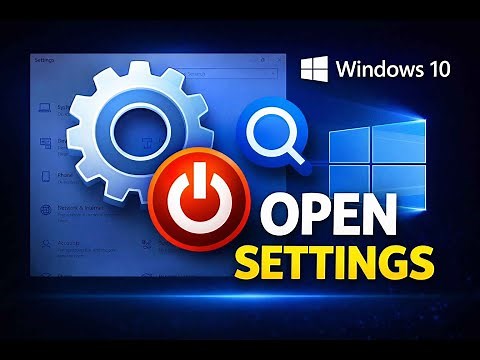How to Open Settings app in Windows 10 (8 Methods) | GearUpWindows Tutorial