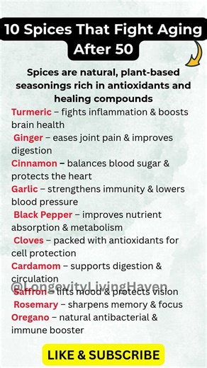 10 Spices That Fight Aging After 50