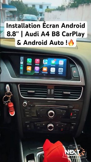 Installation Écran Android 8.8" sur Audi A4 B8 — Nouveau look et CarPlay intégré ! 🔥 #a4 #carplay