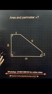 185K views · 422 reactions | find area and perimeter #shadedarea #area #perimeter #maths #mathematics #satmath #satexam #SATPrep #mathtutorial #LETEXAM #exams #boardexams #mritunjaylectures #olympiedmath #geometry #grade8students #Grade9Students #tgtpgt #ssccgl2025 #ssccgl | Mritunjay Lectures | Facebook